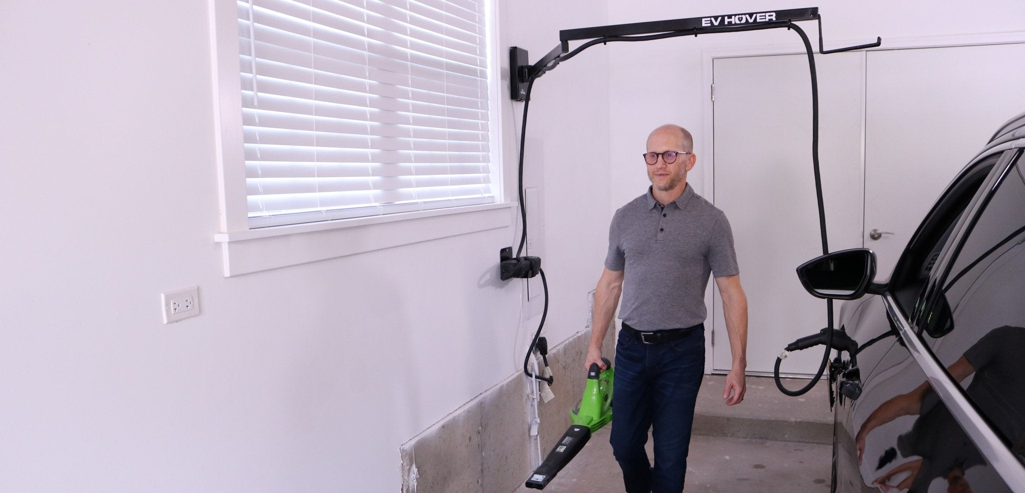 EV Hover Cable Management vs. Retractable EV Charger - EV Hover