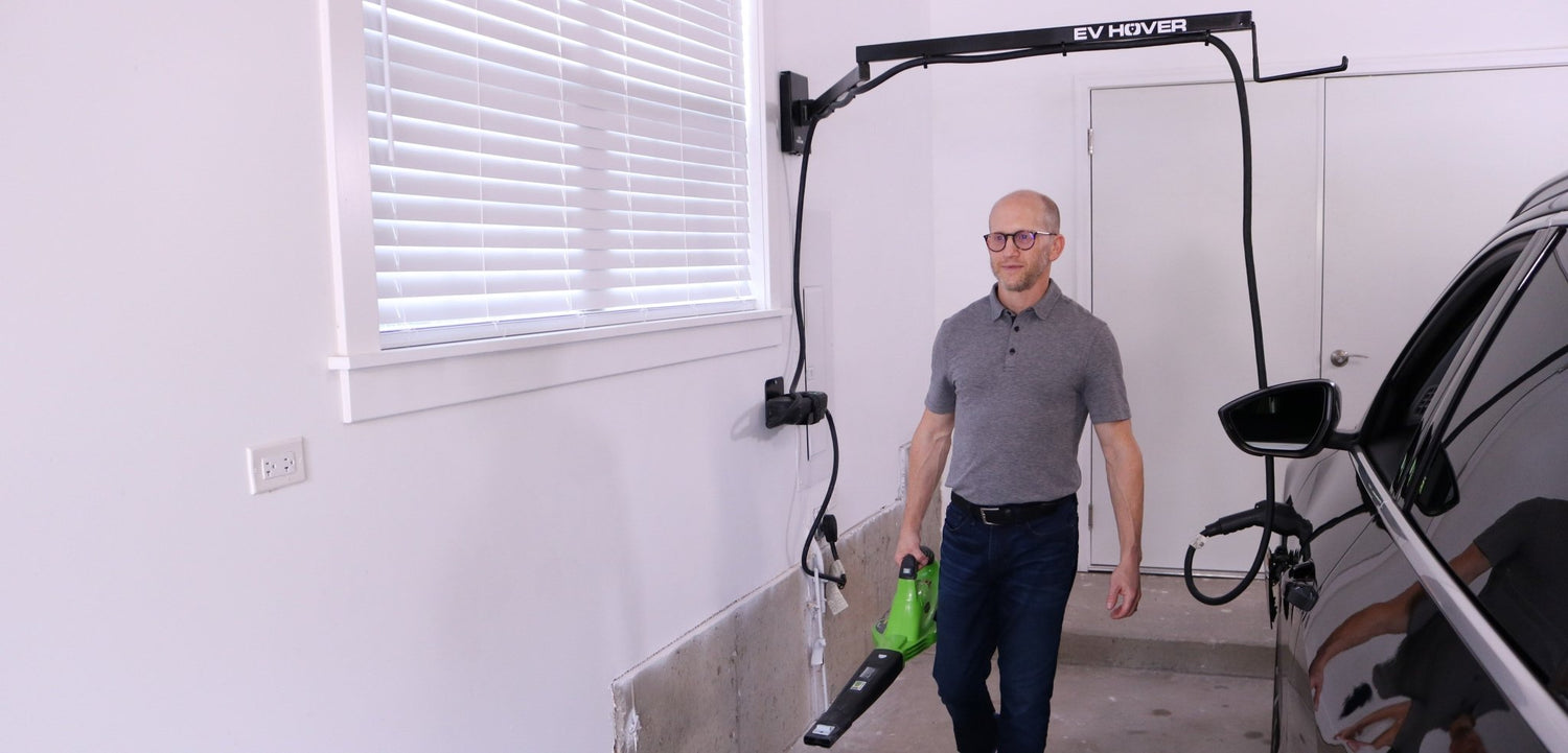 EV Hover Cable Management vs. Retractable EV Charger - EV Hover