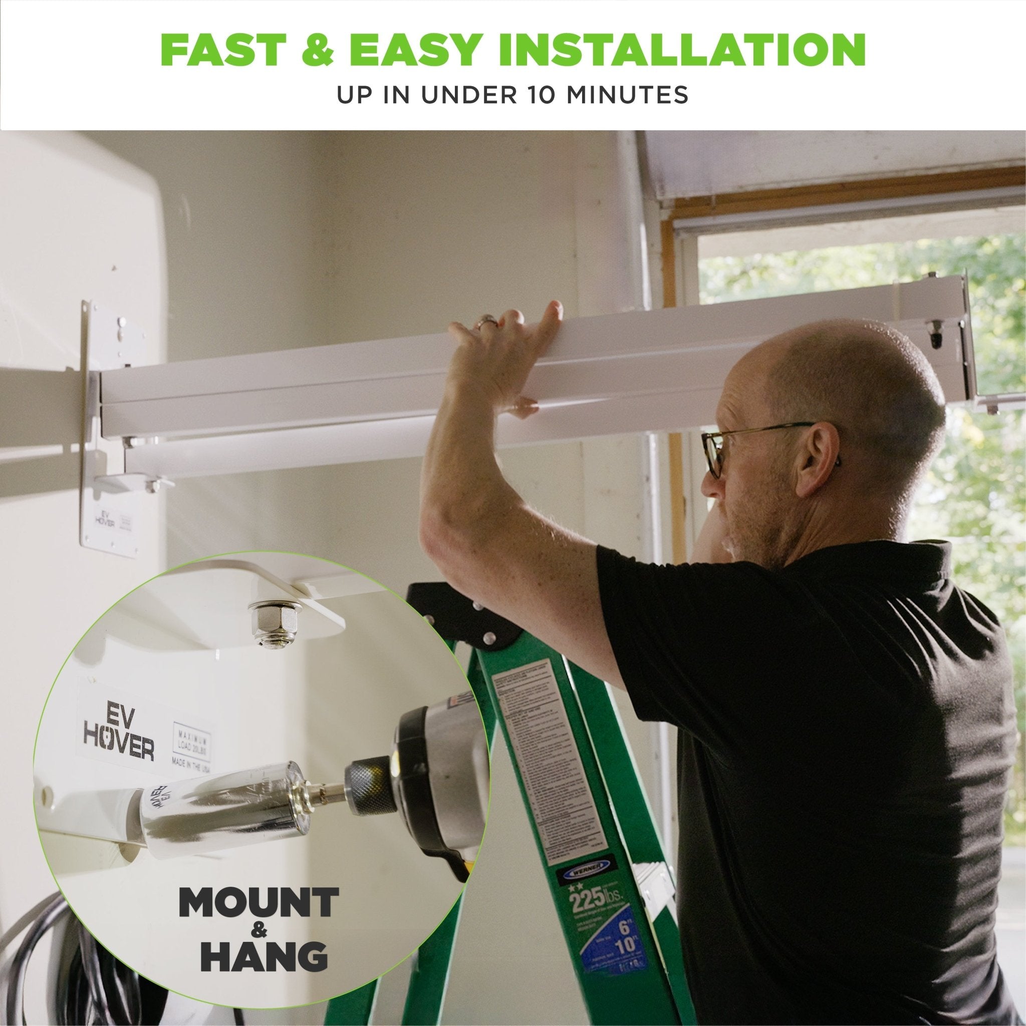 EV Hover - Electric Vehicle Charging Cable Management System