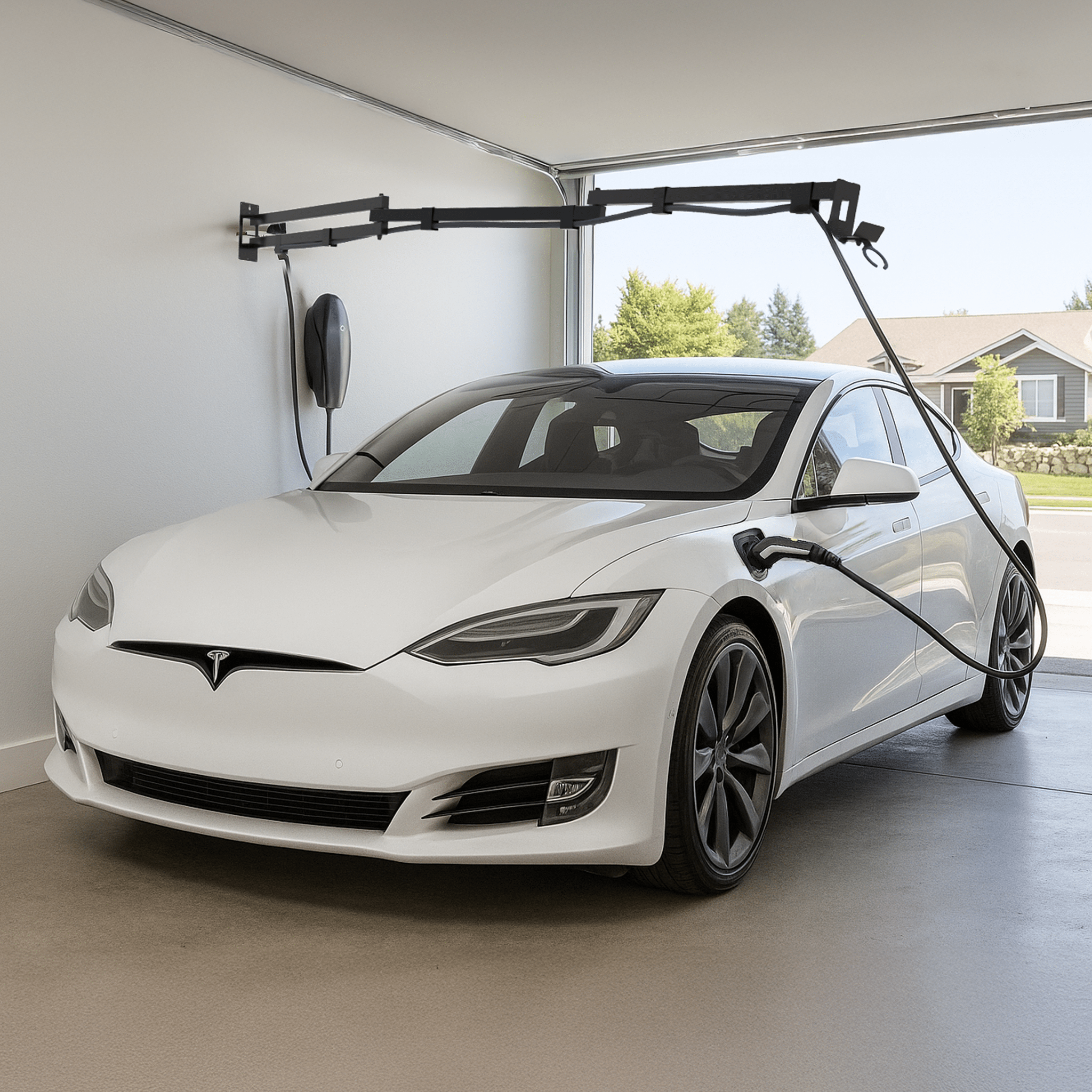 EV Hover - Electric Vehicle Charging Cable Management System